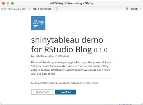 Embedding Shiny Apps In Tableau Dashboards Using Shinytableau Posit News And Content Posit