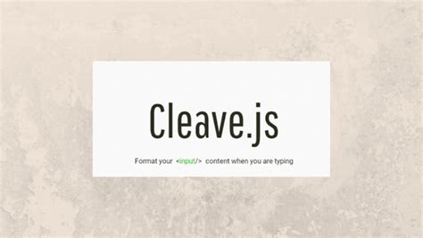 Formatting Form Inputs With Cleavejs And React Logrocket Blog