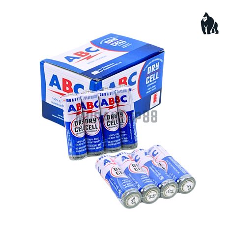 Jual Baterai ABC Biru AA A Isi Pcs Battery Batu Batre ABC Dry Cell R V Shopee Indonesia