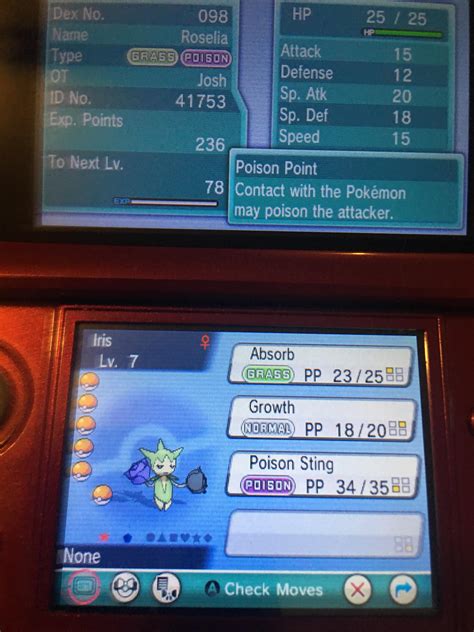 [6] After 198 Horde Encounters I Got My Beautiful Dark Roselia First Successful Shiny Hunt Ever