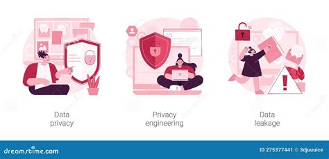 Info Encryption Coding Tiny Male Female Characters Stand At Huge Open Book With Text Man