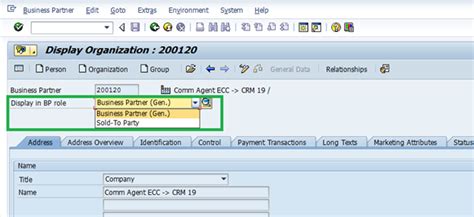 Solved Account Groupecc Replication To Custom Bp Role I Sap