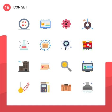 16 Flat Color Concept For Websites Mobile And Apps Acid Direction Thinking Development Coding