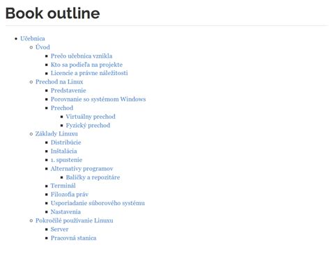 Book Outline
