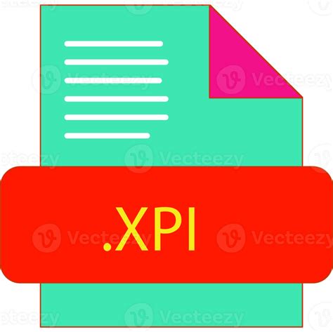Xpi File Extension Icon Fill And Bebes Writting 57325479 Png