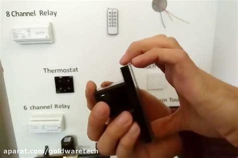 آموزش نصب کلید لمسی و هوشمند گلدور نسل جدید