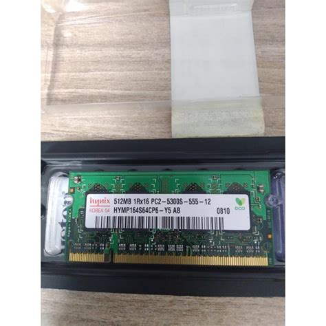 Ram Laptop Hynix Ddr2 512mb Pc 5300s 667 Mhz Sodimm 18v Ddr 2 Ori