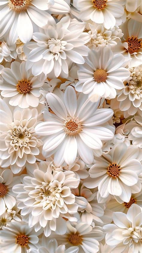 White Colour Flowers Wallpapers