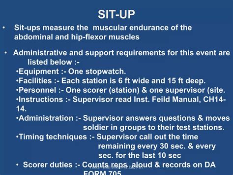 Us Army Physical Fitness Test PPTX
