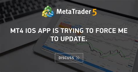 Mt4 Ios App Is Trying To Force Me To Update Mt4 Mql4 And Metatrader 4 Mql4 Programming