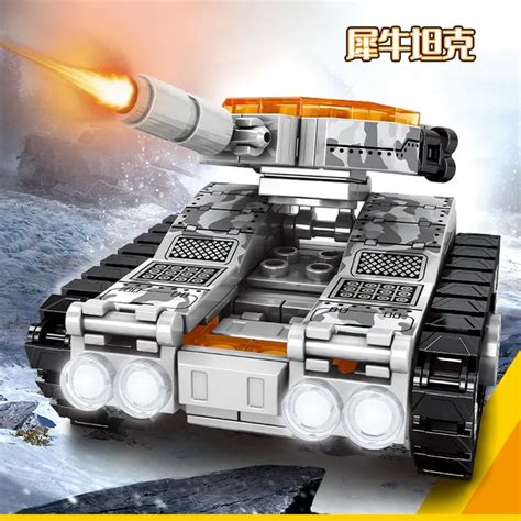 transformers building blocks robot tank fighter toy