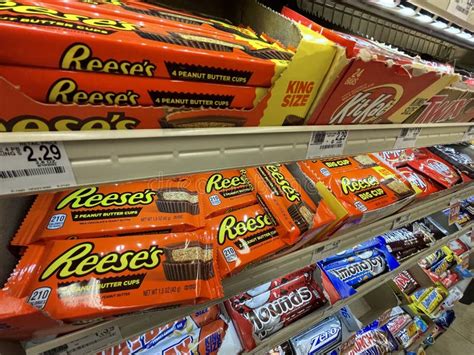 Retail Grocery Store Checkout Candy And Gum Editorial Image Image Of