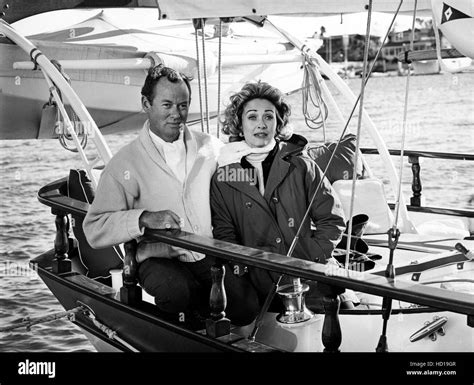 Patrick Weldon Nerney And Wife Jane Powell Relax Aboard Their Sailboat