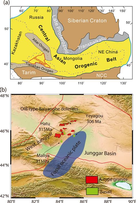 A Simplified Tectonic Divisions Of The Central Asian Orogenic Belt