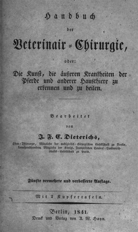 Handbuch der Veterinair-Chirugie - Asmussen Verlag