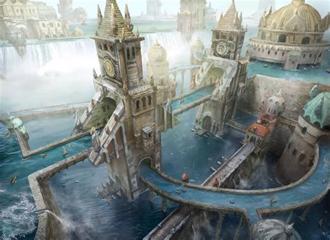 Island Mtg Art From Return To Ravnica Set By Yeong Hao Han Art Of
