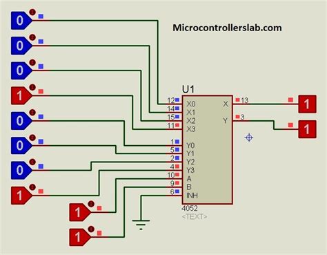 CD4052 Mux Demux Pinout Working Examples Application Datasheet 30008