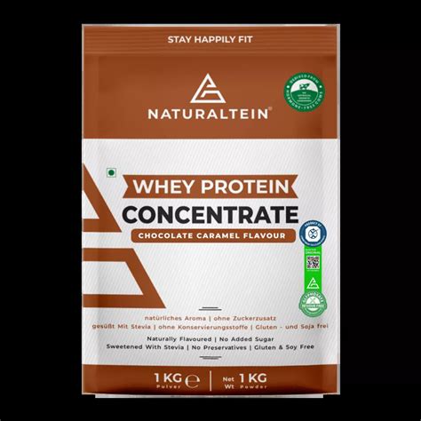 Whey Protein Concentrate Chocolate Caramel 1kg Foodvez India