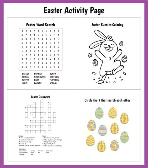 10 Best Free Easter Printable Worksheets Artofit