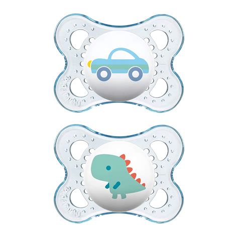 Mam Clear Collection Pacifiers 2 Pack 1 Sterilizing