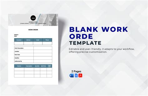Work Order Templates Work Order Checklist Template Explore Reliable Templates For Legal And