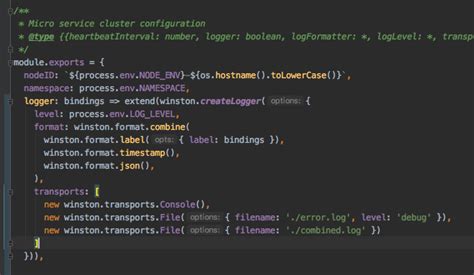 How To Add Winston Logger To Moleculer Web Service Issue Moleculerjs Moleculer Web