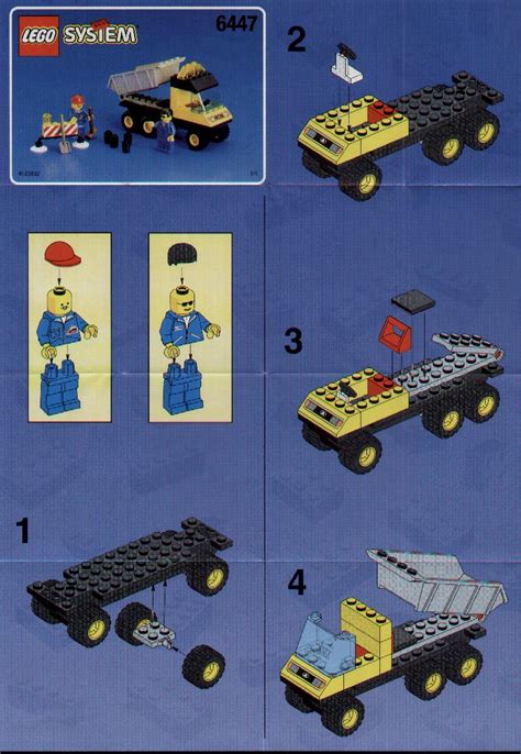 Lego Instructions For Set 6447 Dumper Town City