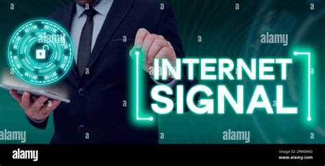 Conceptual Caption Internet Signal Business Approach Signal Strength