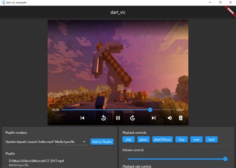 Flutter Media Playback Broadcast And Recording Library For Windows