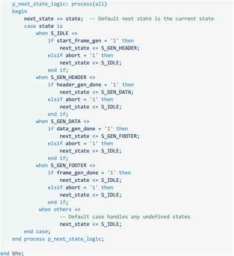 Designing FSMs In VHDL EmLogic AS