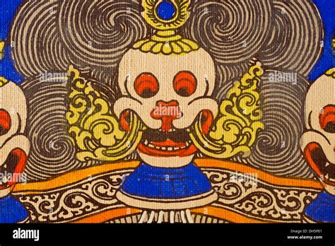 Tibetan Skull Art