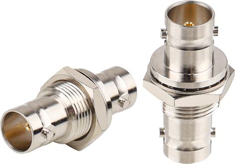 Xrds Rf 2pcs 75 Ohm Bnc Female To Bnc Female Sdi Connector
