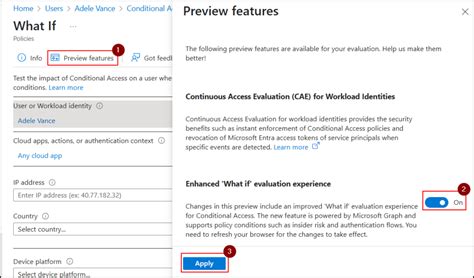 Microsoft Graph Based Conditional Access What If Tool