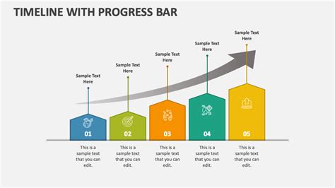 Progress Bar Chart Example Of Ppt Powerpoint Shapes