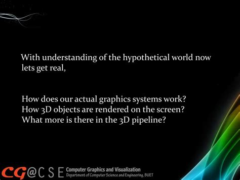 ppt cse 410 computer graphics sessional powerpoint presentation free