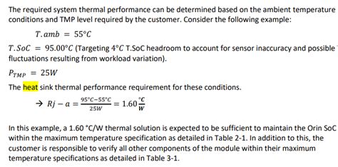 Jetson Orin Nx Power Dissipation For Heat Sink Calculation Jetson Orin Nx Nvidia Developer