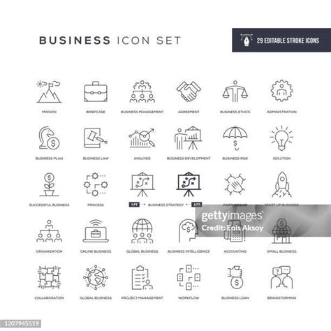Editable Stroke Icons Data Photos And Premium High Res Pictures Getty Images