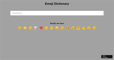 Neog Reactjs Emojiappfinal Codesandbox