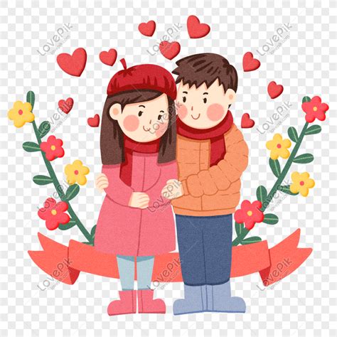 День влюбленных влюбленная пара иллюстрация изображение Фото номер 611750679 Psd Формат