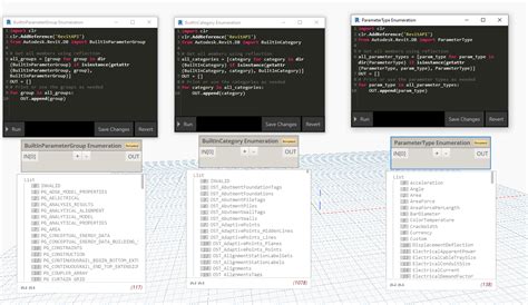 Getting All Parameter Types Group Types And Categories Revit Dynamo