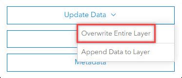 FAQ What Are The Differences Between Overwriting And Appending Data In ArcGIS Online