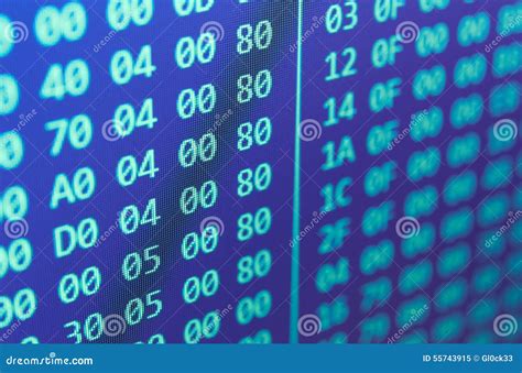 Hexadecimal Program Code Scrolling Photos Free And Royalty Free Stock