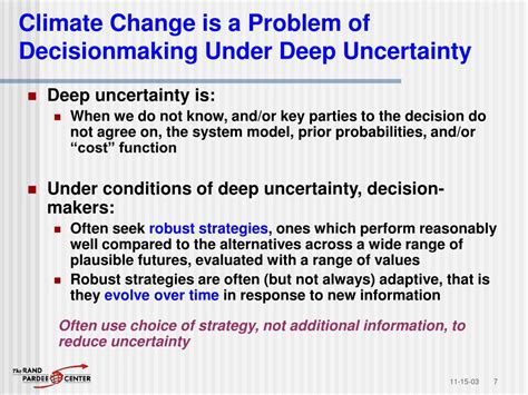Ppt Robust Decision Making Powerpoint Presentation Free Download