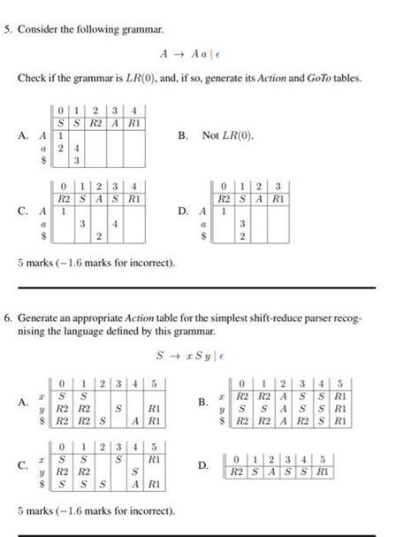 5 Consider the following grammar AAaϵ Check if Chegg com