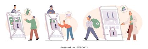 Hacker Activity Hacking Computer Phishing Account Stock Vector Royalty Free 2259174473