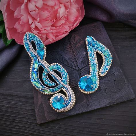 Брошь скрипичный ключ брошь нота музыкальная брошь в интернет магазине на Ярмарке Мастеров