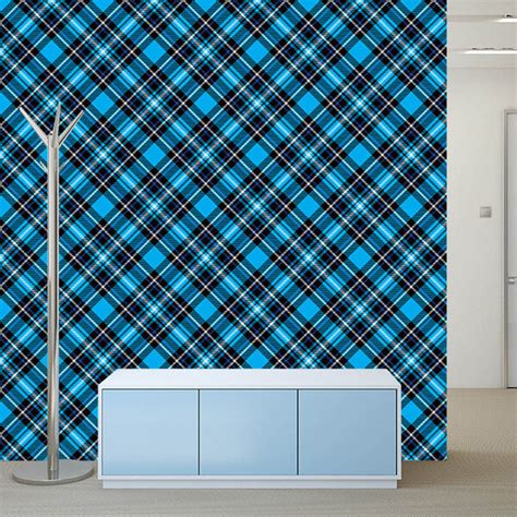 Papel De Parede Adesivo Xadrez Ppd Leroy Merlin