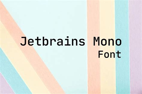 Jetbrains Mono Font Free Download