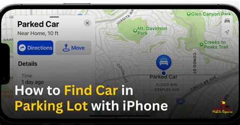 How To Find Car In Parking Lot With Iphone Brisbane Mobile Repair