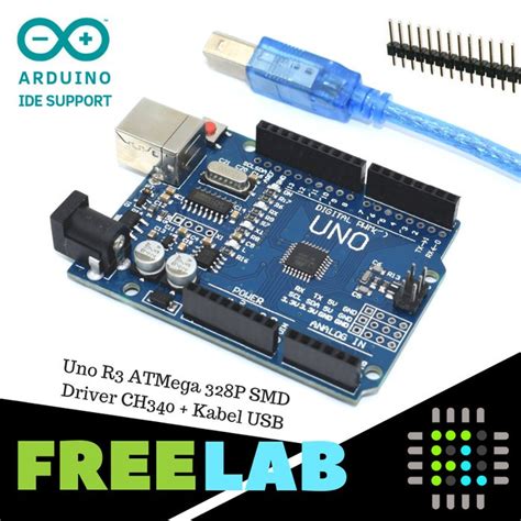 Jual ARDU Uno R ATMega P SMD Dg CH UNO SMD Kabel USB OEM Ori Shopee Indonesia